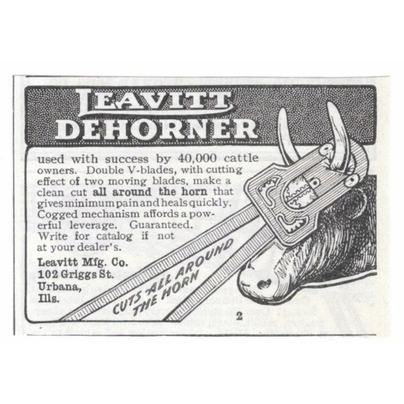 None | Other | Leavitt Dehorner Urbana Il 913 Magazine Advertisement ...